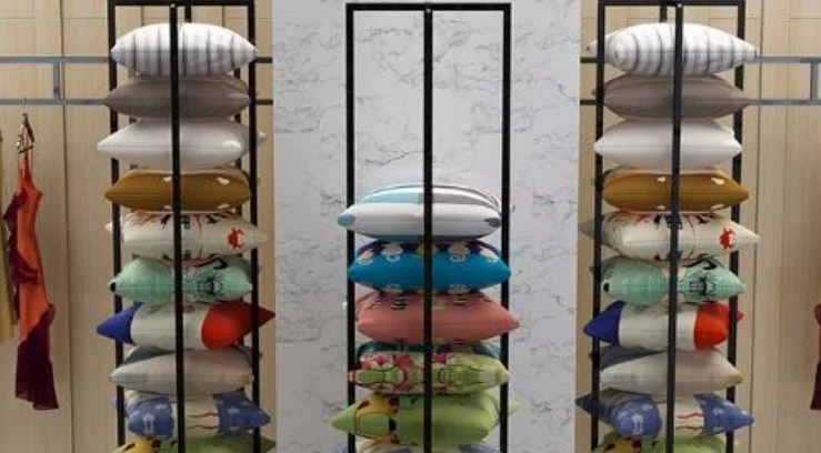 Metal Stand Pillow Display Racks For Retail Store - Buy Metal Pillow ...