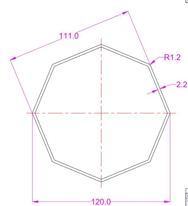 Welded Octagonal Steel Pipe/octagonal Steel Tube - Buy Octagonal Pipe ...