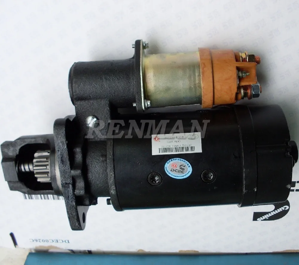 3415538 5304291 QD2802 Cummins Engine Starter 24V 8kw Motor