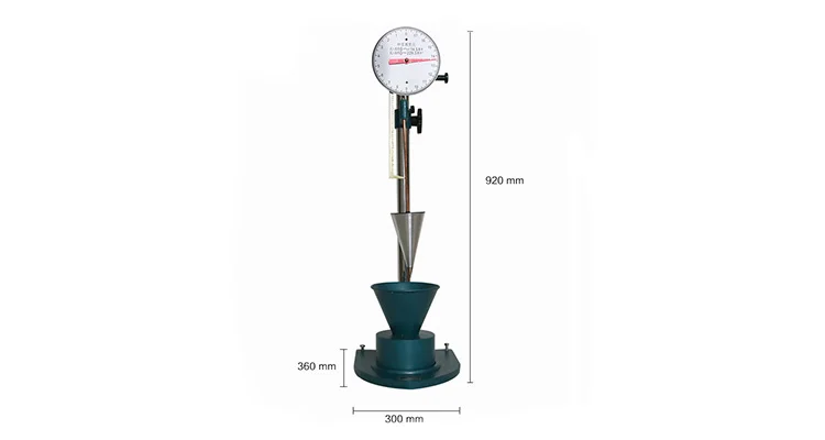 Manual Cement Mortar Cone Penetrometer for Consistency Testing