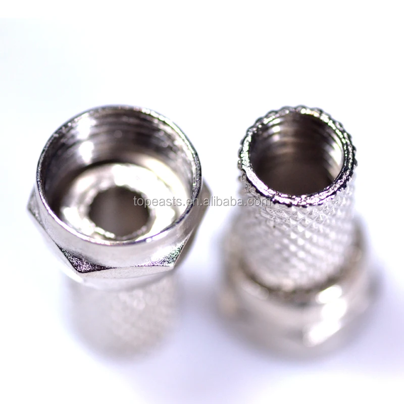 F Male Twin on RG58 RG9 RG6 RG7 RG11 Coaxial Connectors