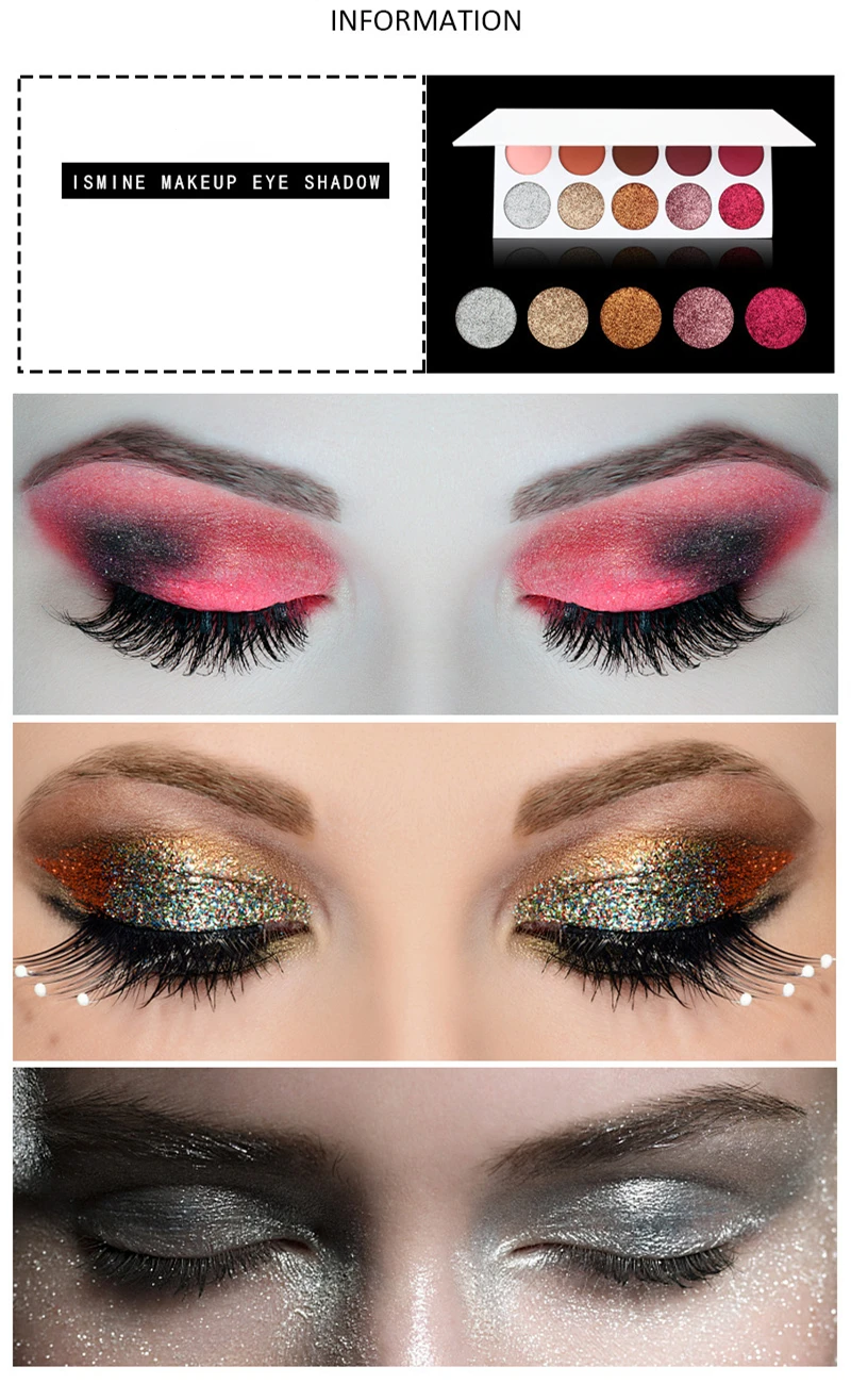 New Pro Makeup Factory Multi Color Matte Eye Shadow Set Makeup ...