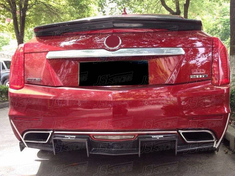 Carbon Fiber Rear Diffuser Lip For 2013-2015 Cadillac Cts - Buy Carbon ...