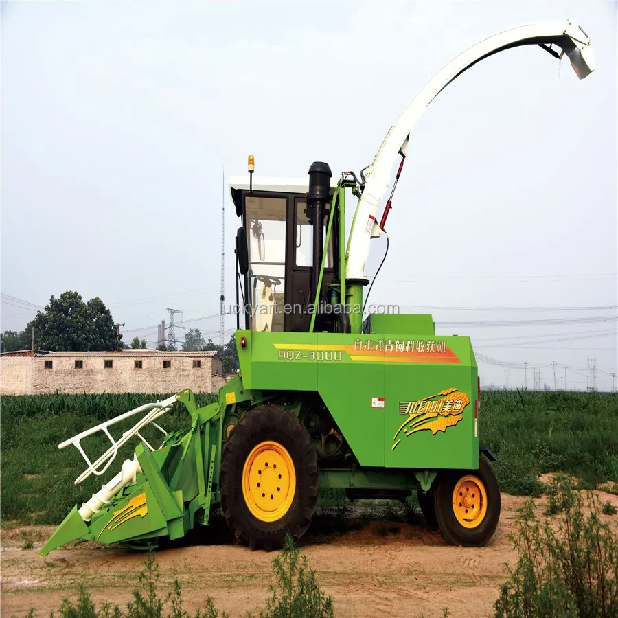 Pto-driven Tractor Towed Forage Silage Harvester Used By Small Family ...