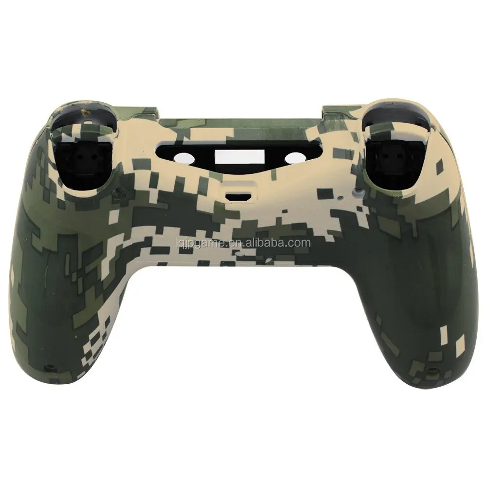Custom For Ps4 Camo Green Controller Shell Case Cover Kit For Sony Ps4 ...