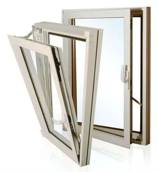 Pvc Swing And Hinged Windows Two Ways Opening Window - Buy Aluminum ...