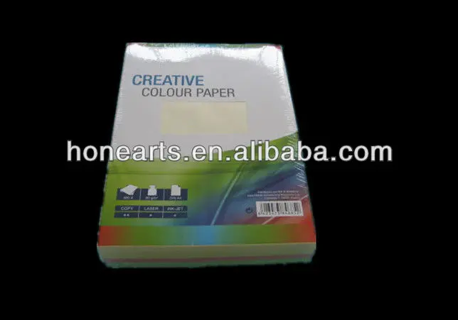 Hard Color Paper Sheet - 500 A4 Sheets for Craft & Printing