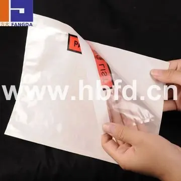 A4 Full Face Printing Red Waybill Pouch For Express And Logistics - Buy ...