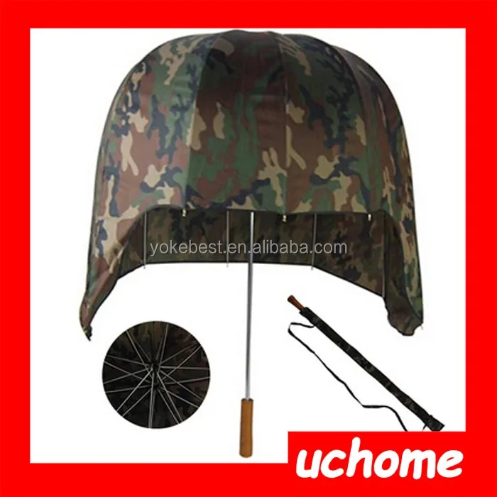 Uchome Unique Design Fashional Straight Helmet Umbrella Military ...