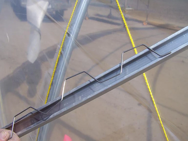 Spring Wire And Profile For Greenhouse Film/channel For Wiggle Wire And ...