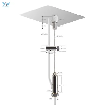 Led Lighting Adjustable Cable Suspension System - Buy Cable Suspension ...