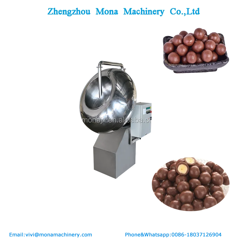 Automatic Chocolate Sugar Coating Machine/chocolate Coating Pan Machine ...