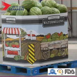 High Quality Triwall Melon Storage Bins Octagon Gaylord Pallet Boxes ...