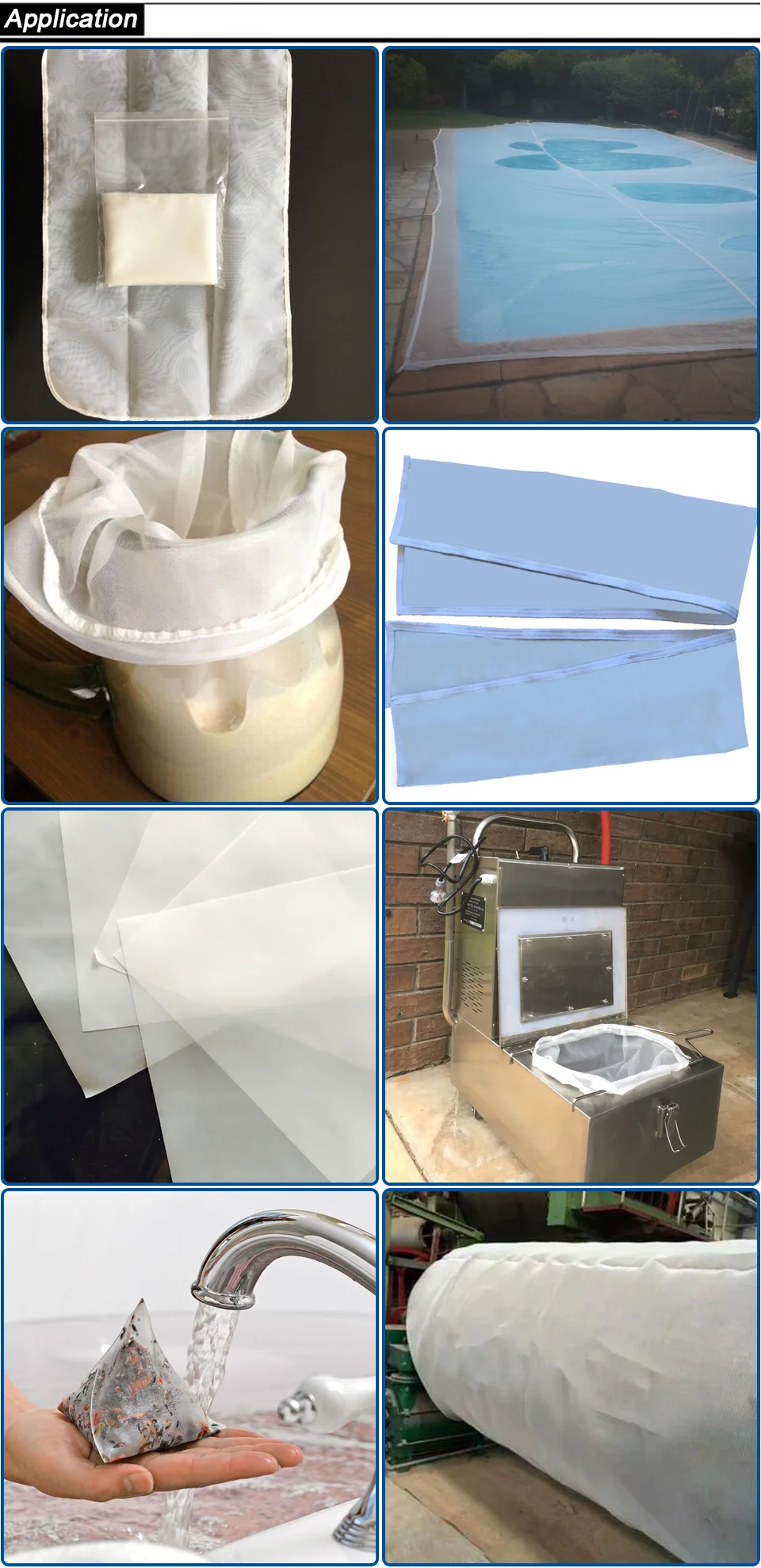 Pa6 Nylon Bolting Cloth For Flour Mill Sieve - Buy Nylon Bolting Cloth ...