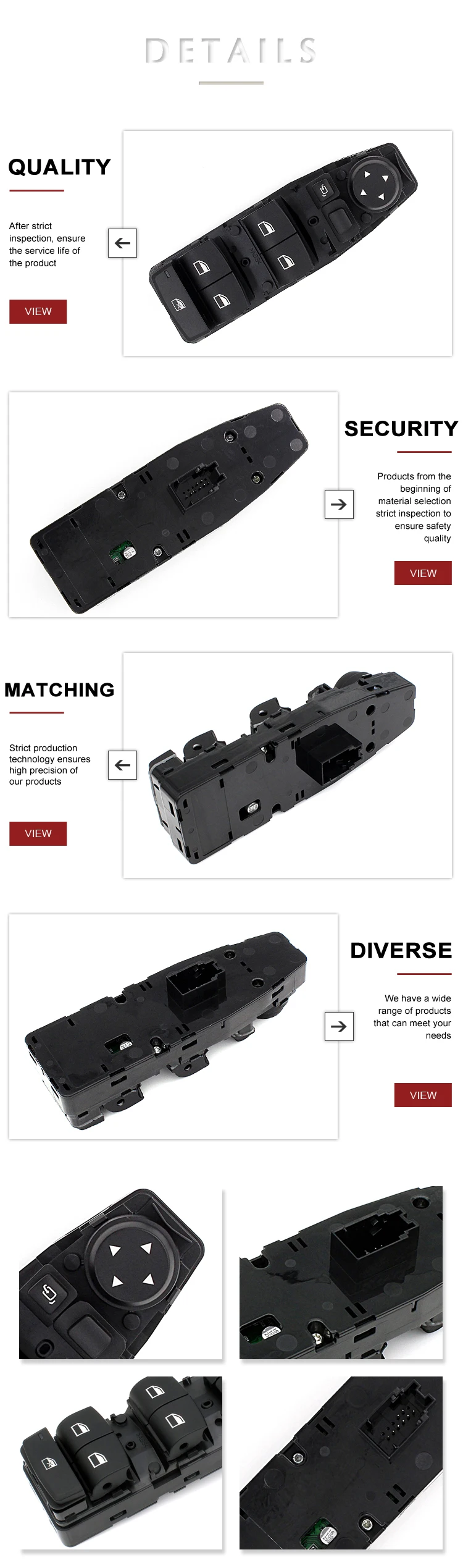 Power Window Regulator Switch Car Switch For Car For Bmw 61319216048 ...