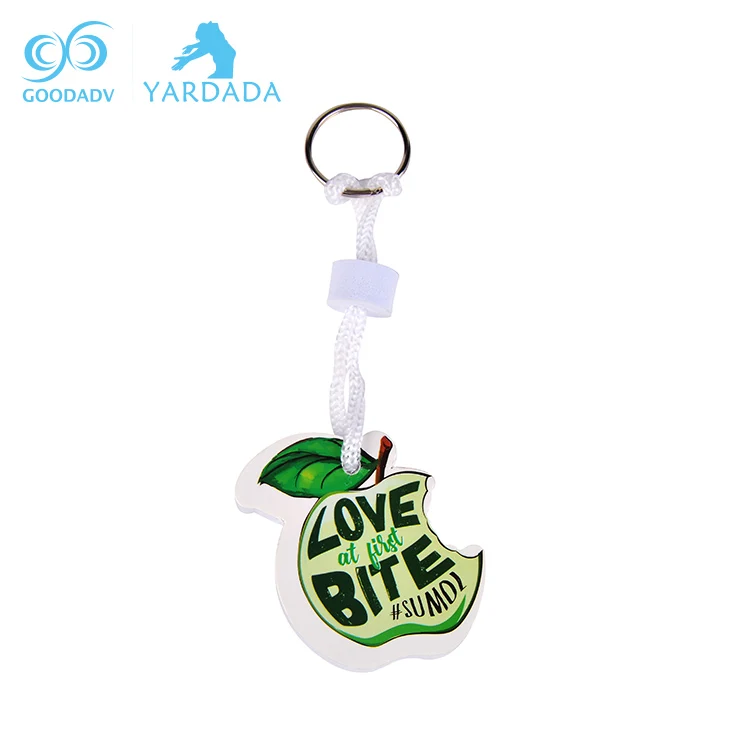 Custom Shaped Floating Boat Eva Foam Keychains With Printed Logo - Buy ...
