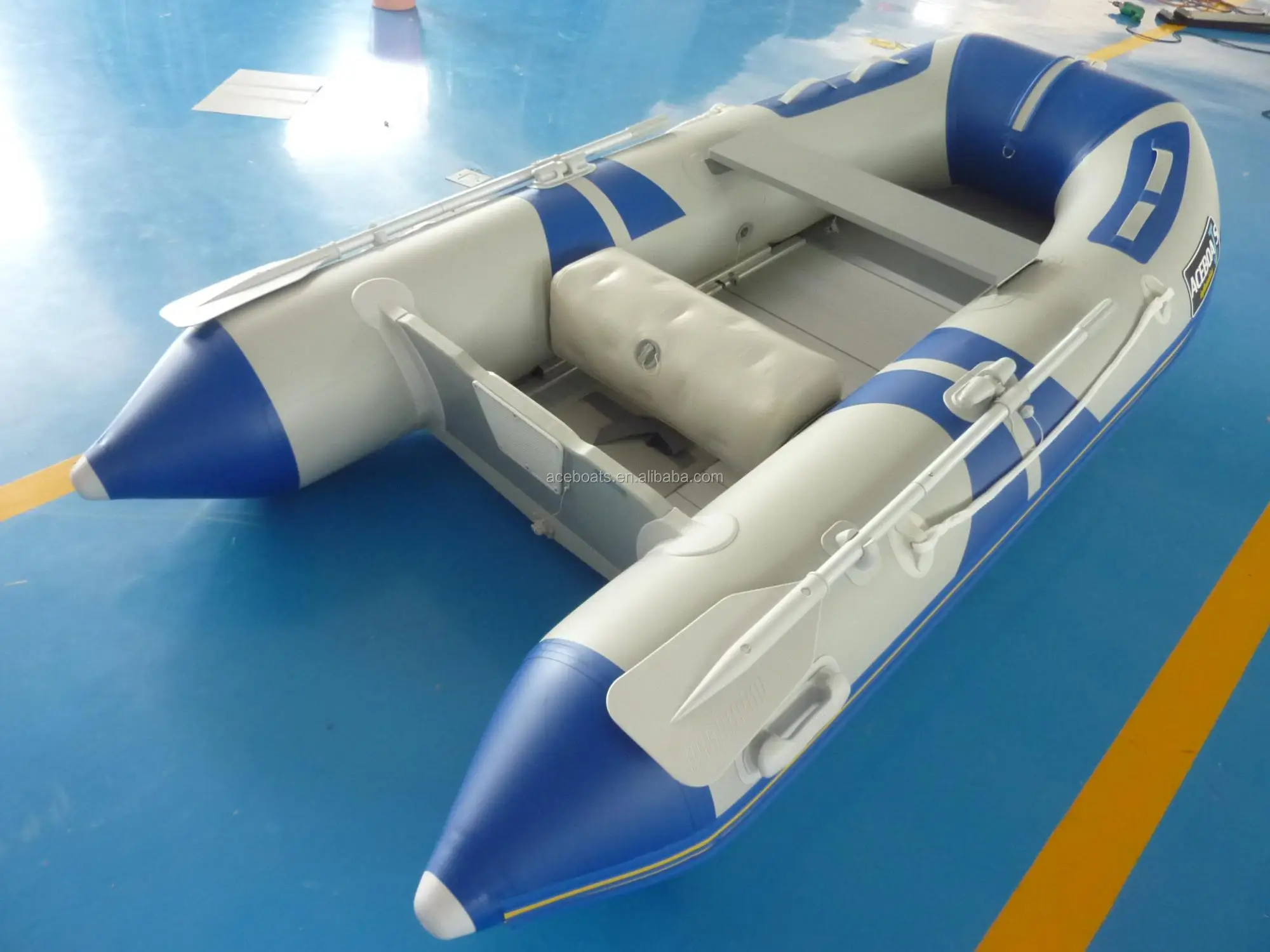 New Fashion 320cm/10'6" Soft Bottom Inflatable Boat With Aluminum Floor ...