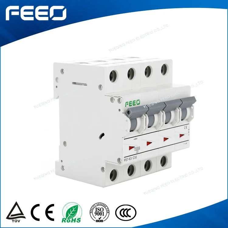 Feeo Fe7-63 1p,2p,3p,4p Ac Mcb Miniature Circuit Breaker 230v400vac 1-63a China Manufacturer ...