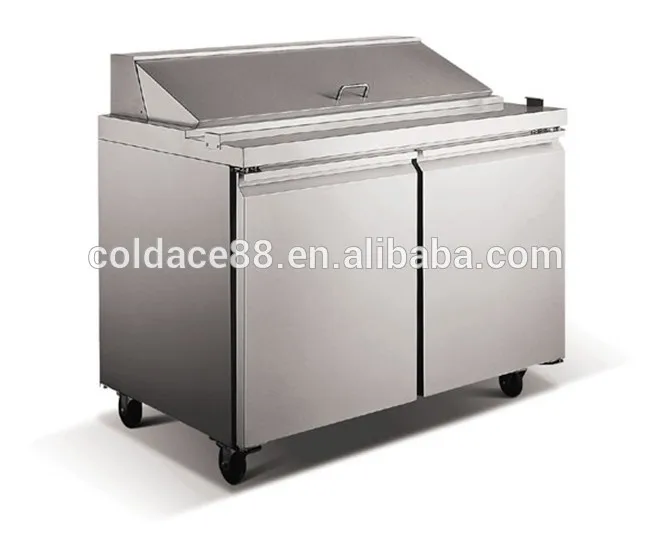 Kitchen Salad Counter Fridge Table Refrigerator - Buy Under Table Salad ...