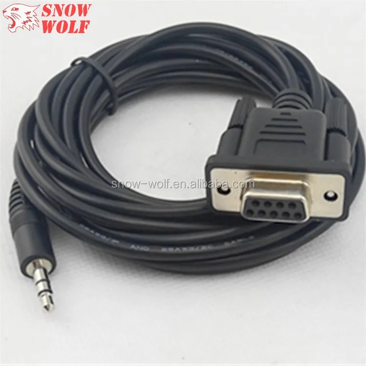 Rs232 D-sub 9pin Db-9 Male Female To 3.5mm Audio Jack Serial Cable ...