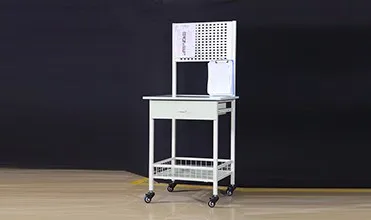 Customized Qc Work Table 800*600mm With Wheels For Fabric Garments ...