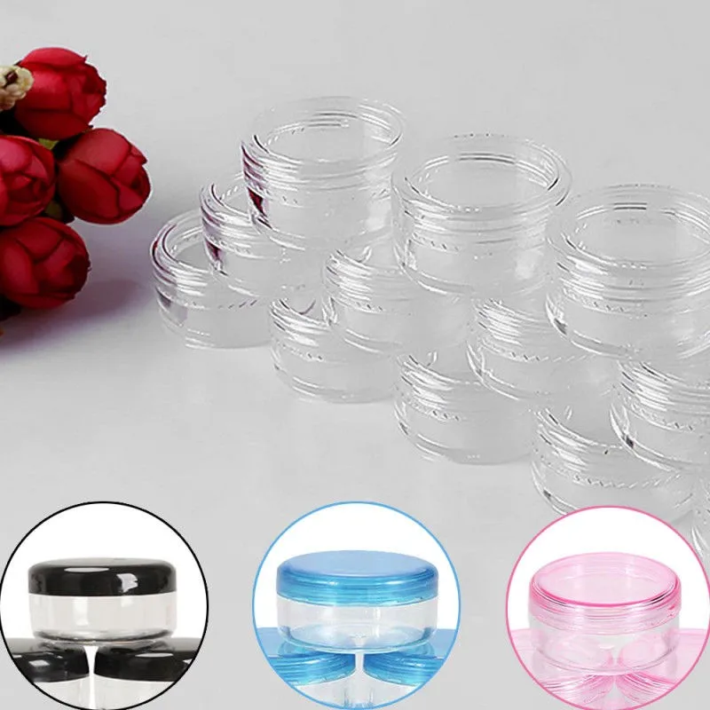 Small Clear Plastic Sample Container Mini Bottle Cosmetic Jars| Alibaba.com