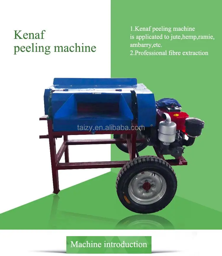 High Efficiency Hemp Fibre Decorticator Processing Machine - Buy Hemp ...