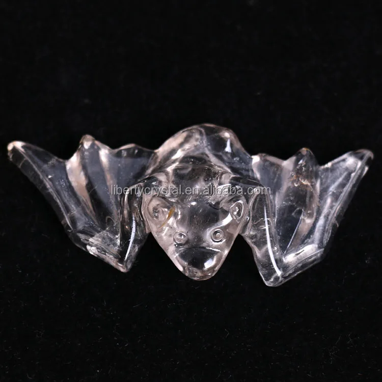 Clear Quartz Carved Colorful Crystal Bats Figurines For Sale - Buy ...