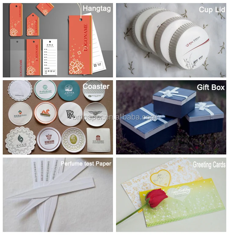 0.3mm 0.4mm 230gsm Custom Water Absorbing Paper For Drinks Coasters ...