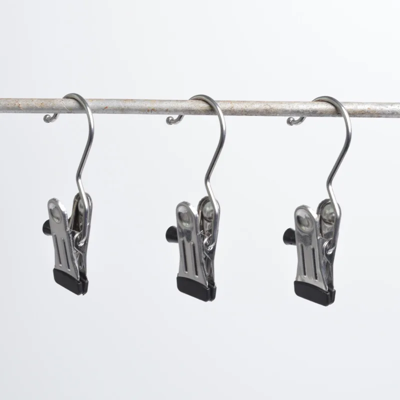 Mini Metal Single Clip Hangers for Socks, Hats & Boots