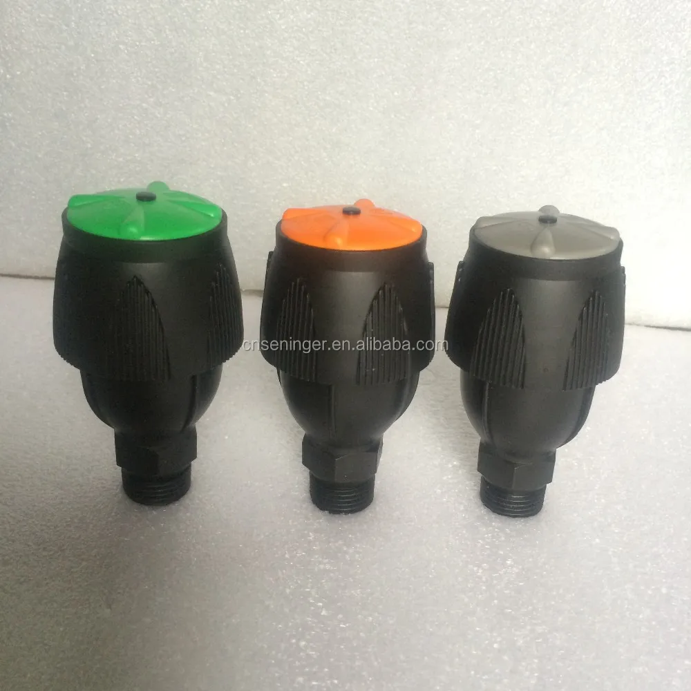 360 Degree Rotating Impact Popup Sprinkler with Double Water Jets