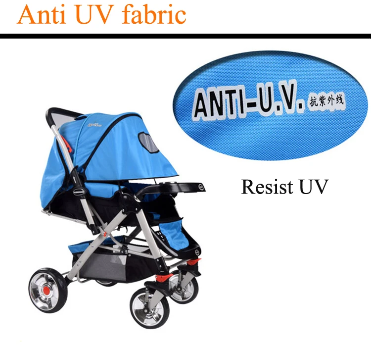2017 Child Safety Baby Trolley Walker Strollers / Fabric Blue Color ...
