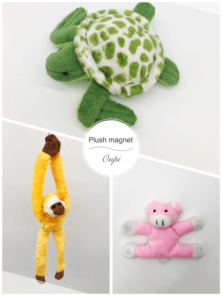 Soft Plush Mini Turtle Magnet Animals Toys - Eco-friendly