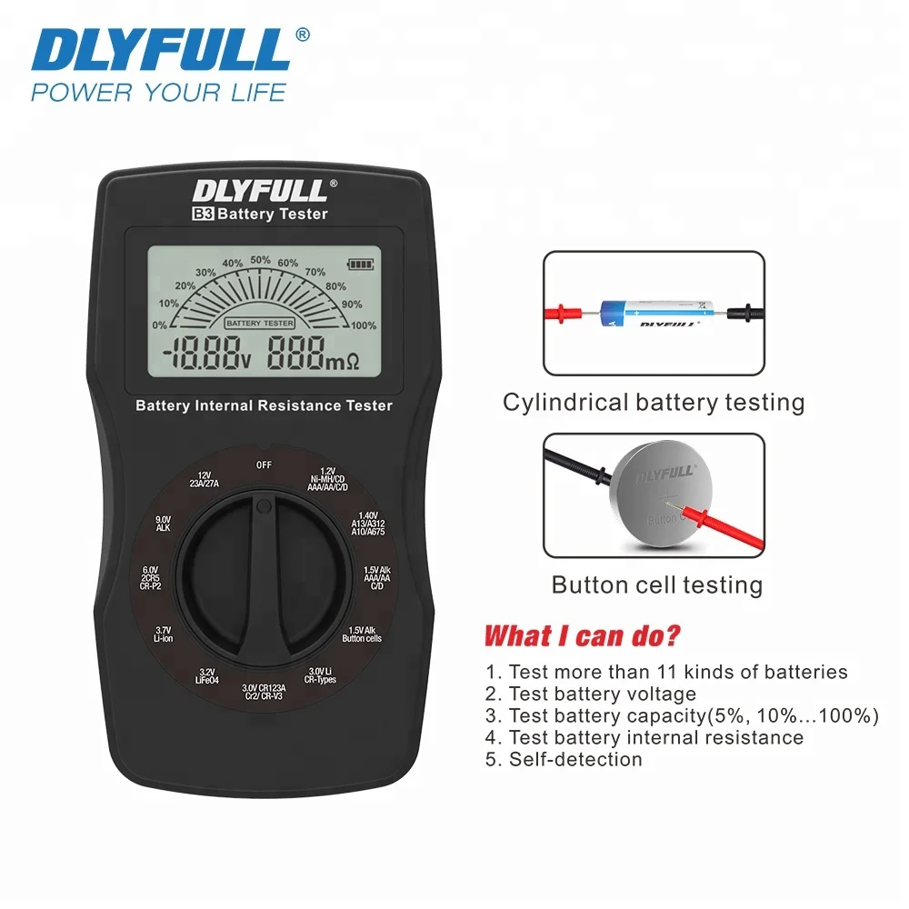 Professional Power Analyzer For Button Cells,Alkaline,Ni-mh And Li-ion ...