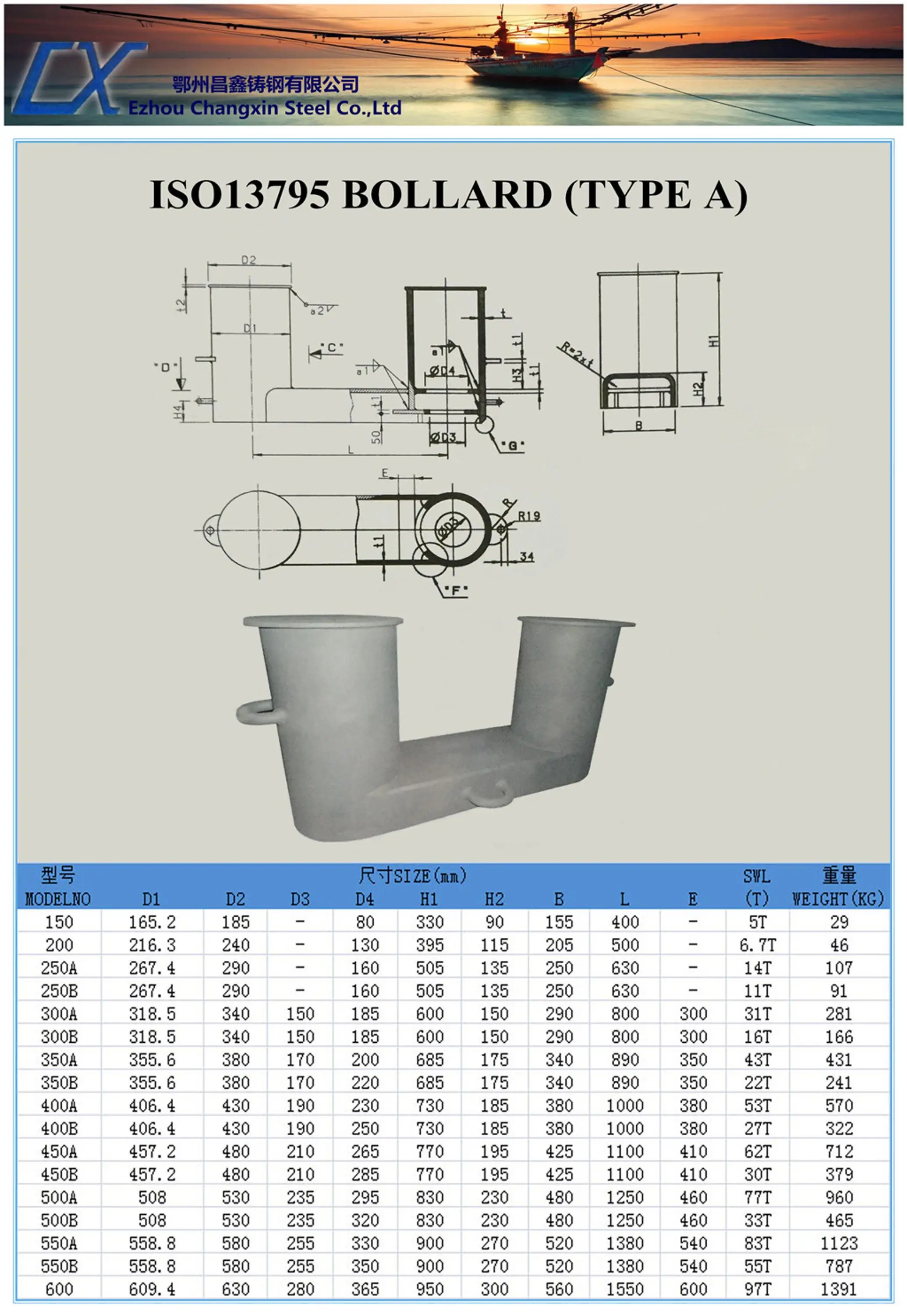 ISO 13795 표준 해양 유형 볼러드| Alibaba.com