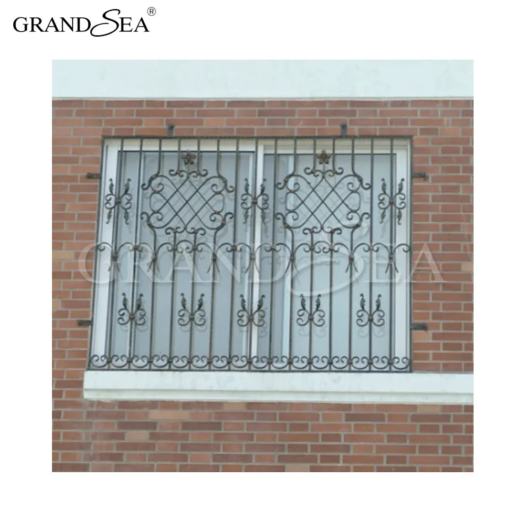 Interior House Wrought Iron Window Modern Designs by GRANDSEA