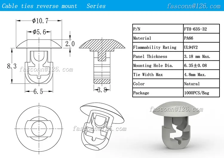 Nylon Arrowhead Cable Tie - Secure Wire Fixtures Efficiently