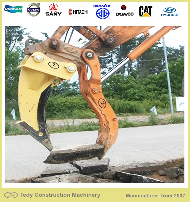 1.5-4 Tons Mini Excavator Attachments Hydraulic Ripper Bucket - Buy ...