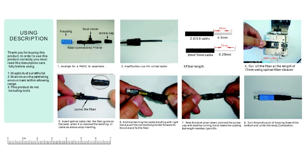 SC Optical connector/ SC Fast connector UPC Type APC available/SC UPC ...