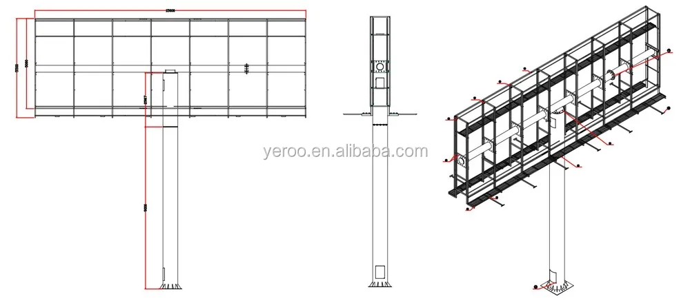 Construction Panneau Unipôle - Buy Construction Panneau Unipôle Product ...