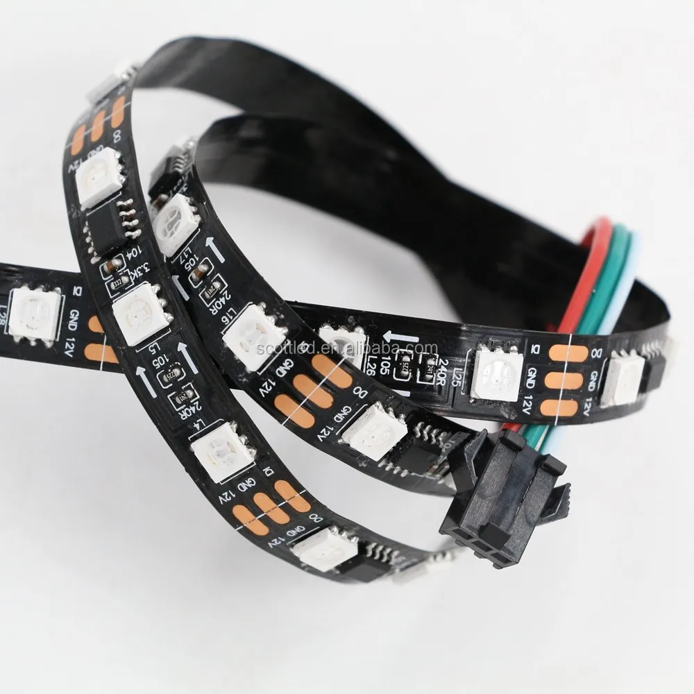 12V GS1903 Smart Pixel LED Strip - 60leds/m Tower Bridge Lighting