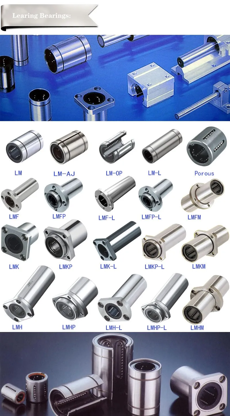 Lm,Lme,Lmb Series Linear Bearing 3d Printer Linear Bearings Print Lm3uu ...