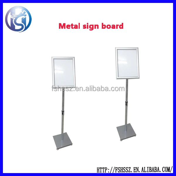 A4 Letrero De Metal Stand,El Pavimento Signo Soporte Del Cartel Hs-lp12 ...