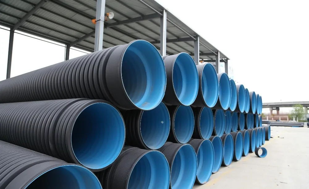 1000mm Double Wall Smooth Interior HDPE Culvert Pipe for Drainage