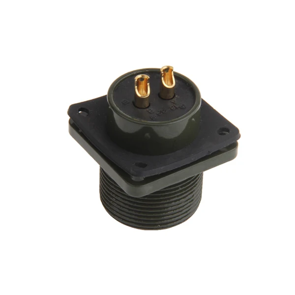Ms3102a18-3p Ddk Amphenol 2 Pin Circular Connector For Awg12 Cable ...