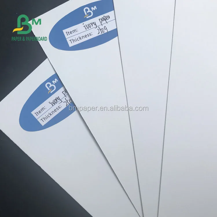 200g to 400g C1S Ningbo Fold Paper Board SBS Ivory Paper