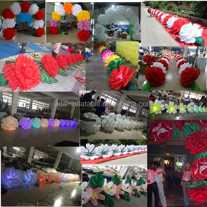 6x3.7m Wedding Arch Inflatable Customized Pink And Silver Crown ...