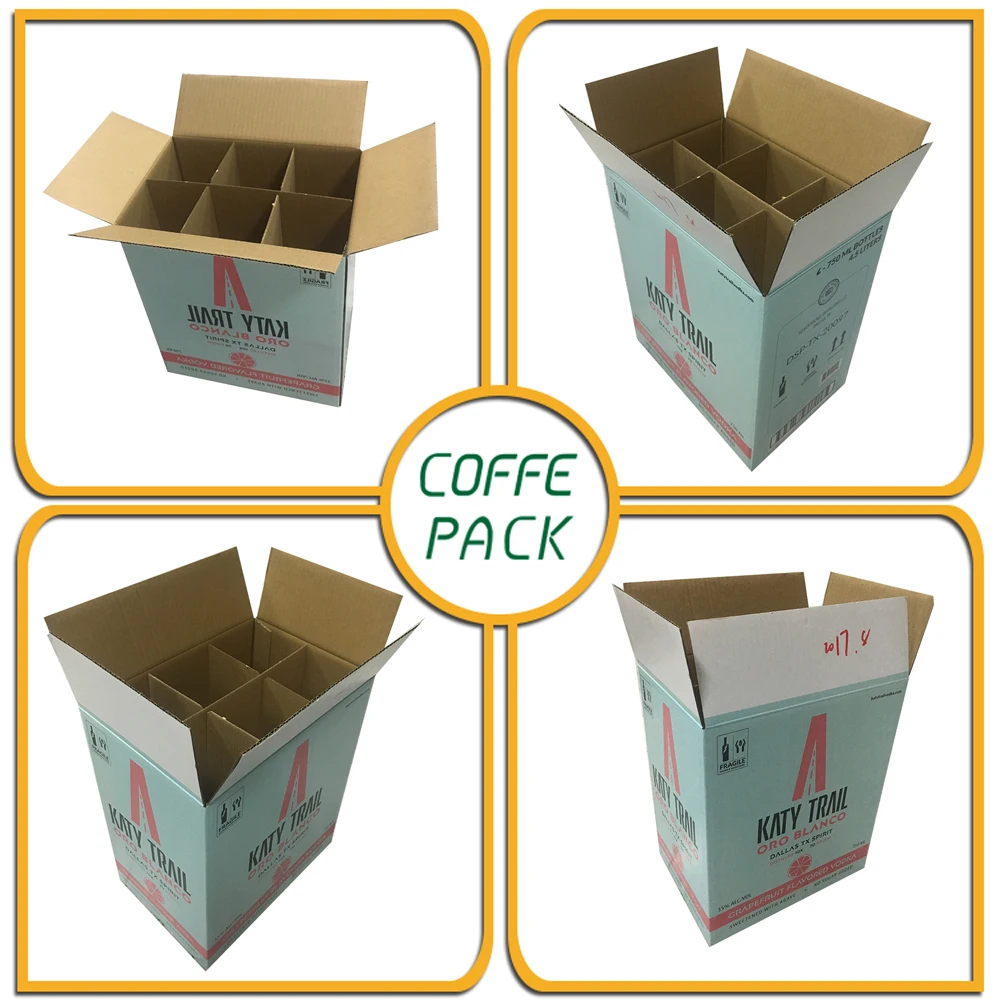 Foldable Carton Box Wine Shipping Box With Divider - Buy Foldable ...