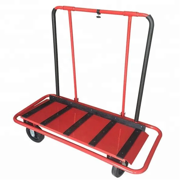Heavy Duty 4 Wheeled Plasterboard Trolley - Drywall Carrier