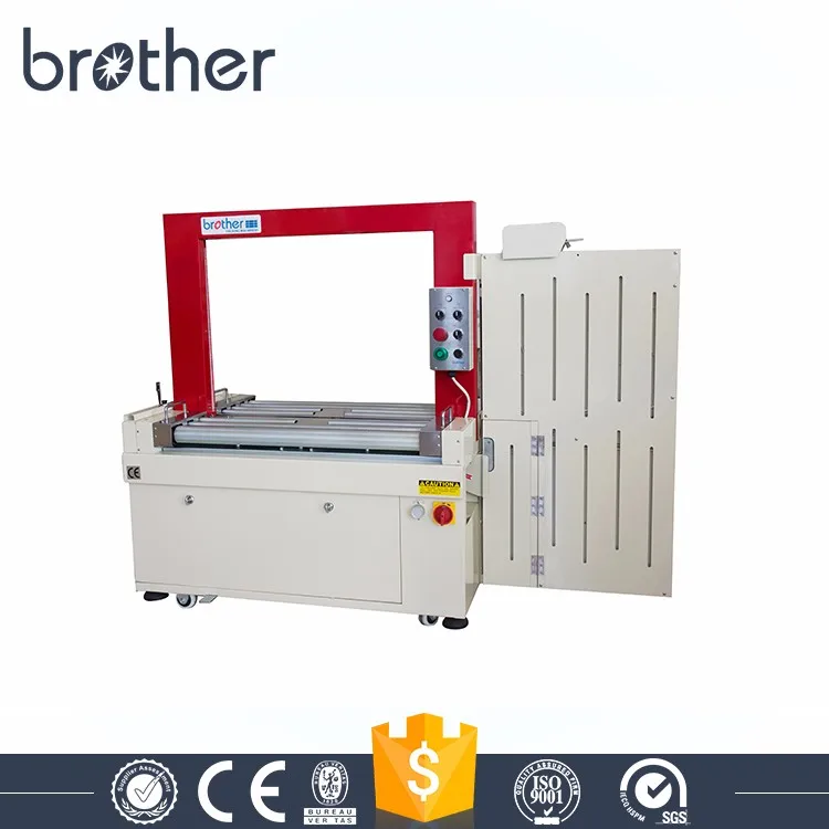 Brother Packaging Automatic Carton Box Sealing Strapping Packing Line ...